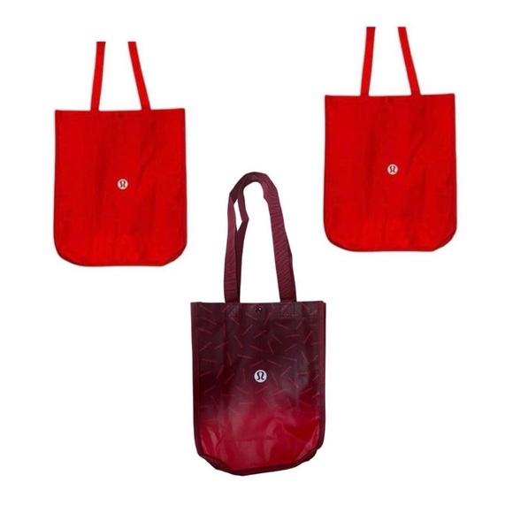 lululemon athletica | Bags | Lululemon Red Special Edition Logo Ombre ...